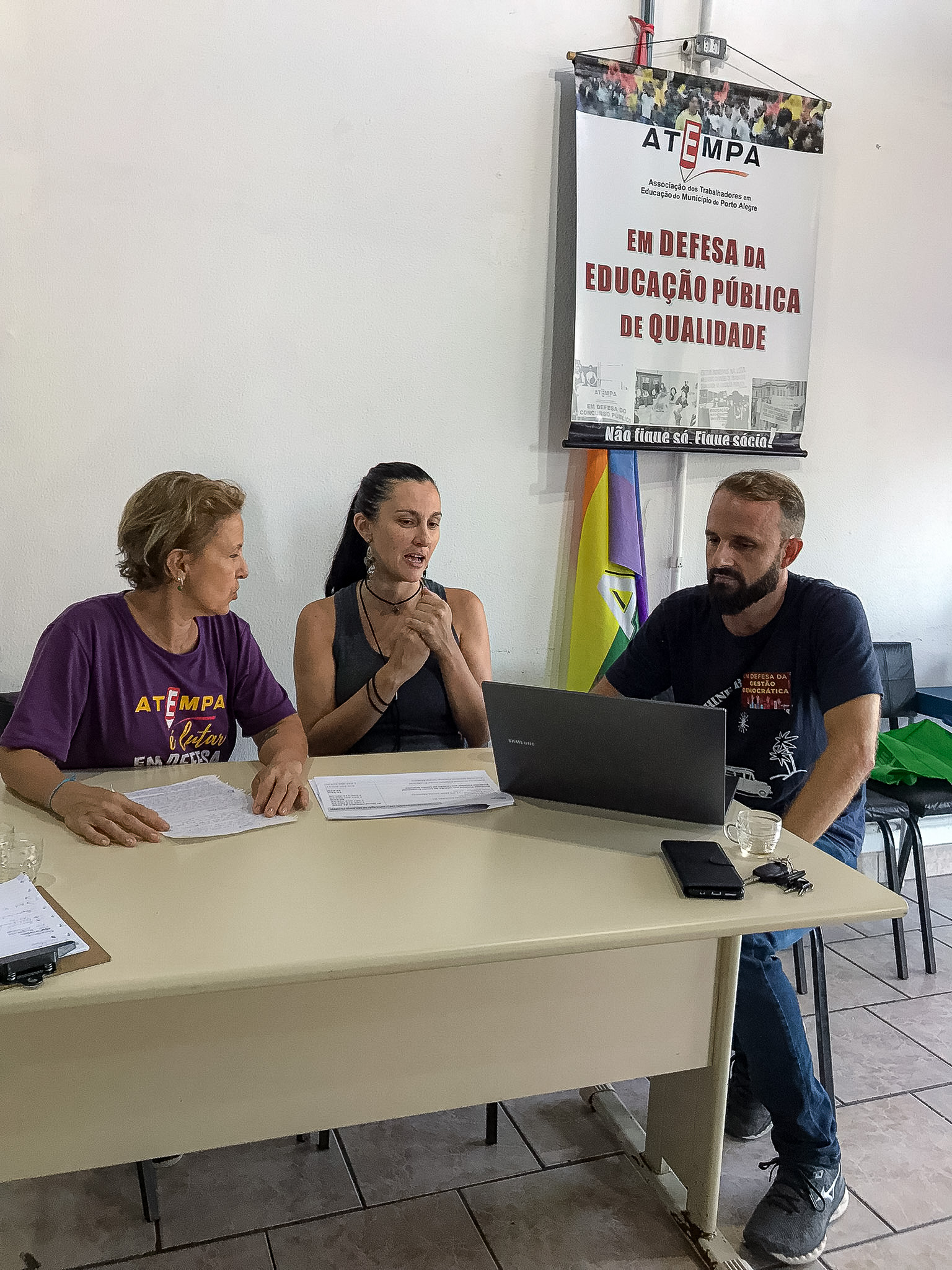 ATEMPA recebe o presidente do Cacs-FUNDEB – Atempa