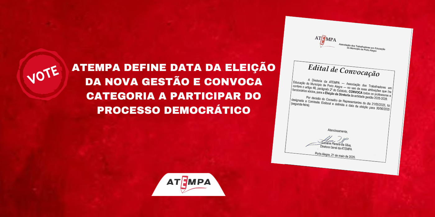 Ficou definida a data do pleito para o dia 30 de junho – Atempa