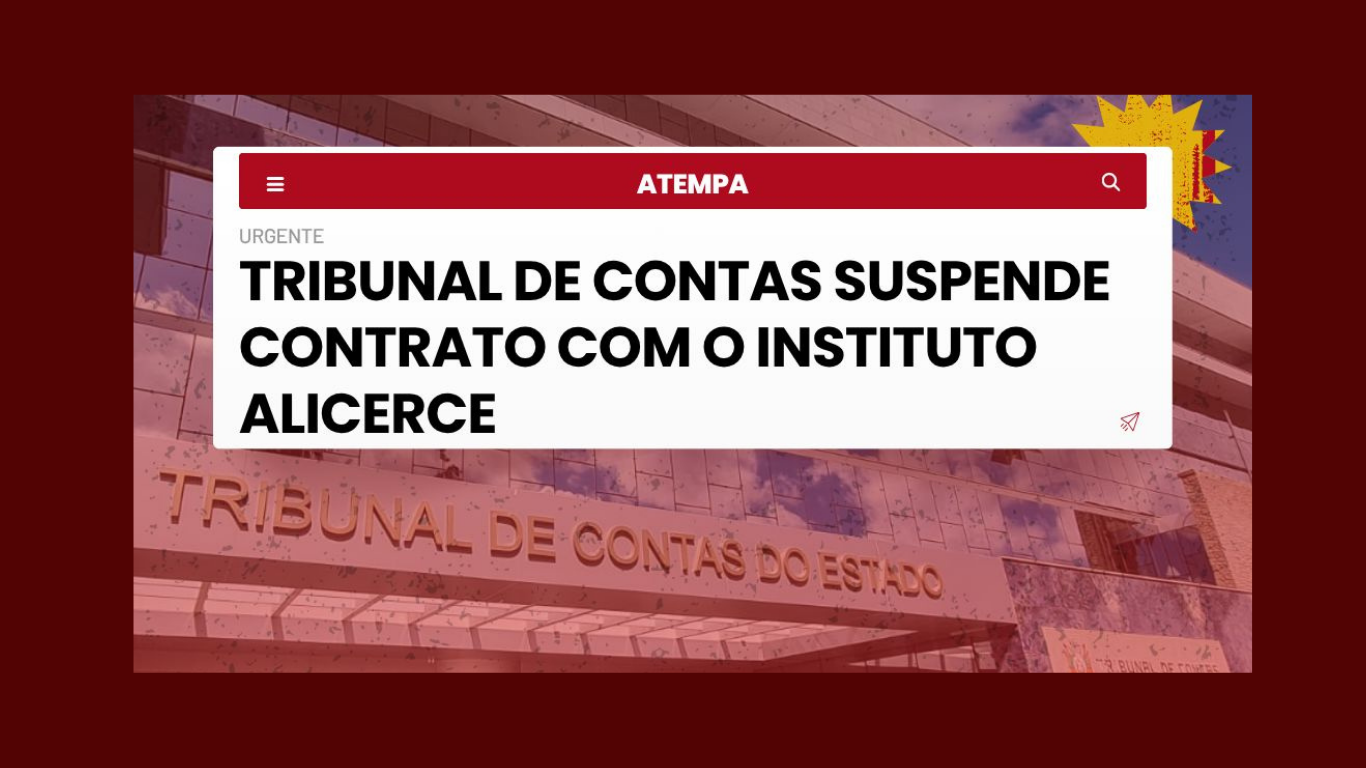 TCE-RS suspende contrato da SMED com o Instituto Alicerce após ...